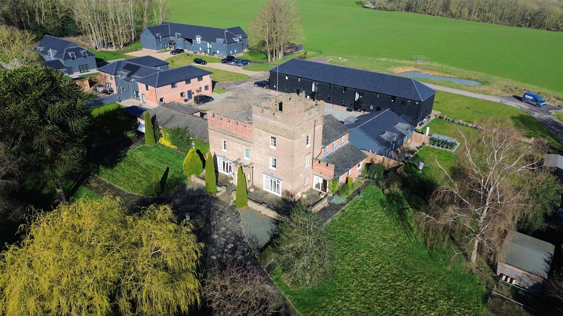4 bed detached house for sale in Upper Bedfords Farmhouse, Romford ...